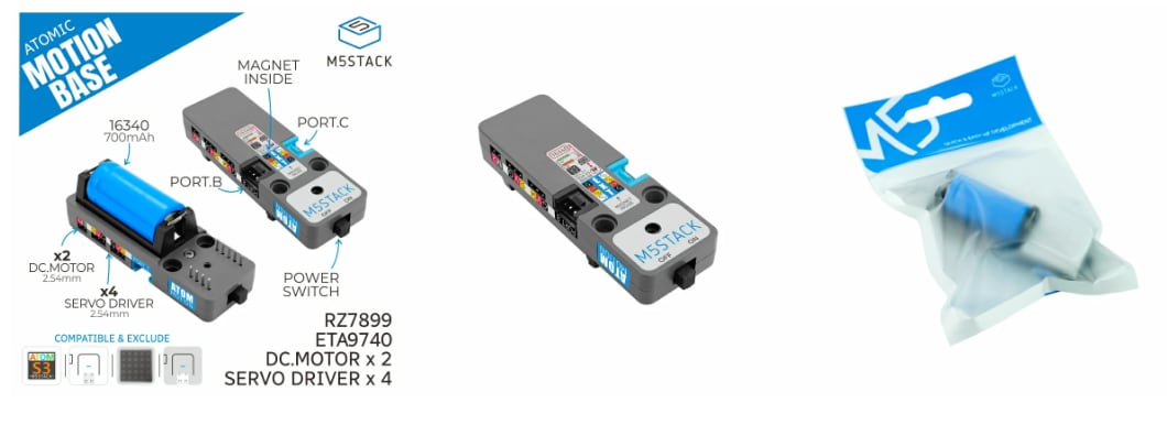 A090 Atomic Motion Base - M5Stack | Mouser